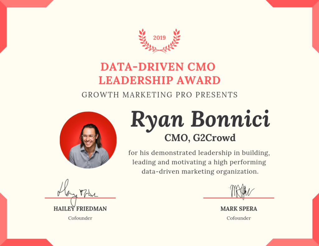 The Data-Driven CMO Awards [2026] - Growth Marketing Pro