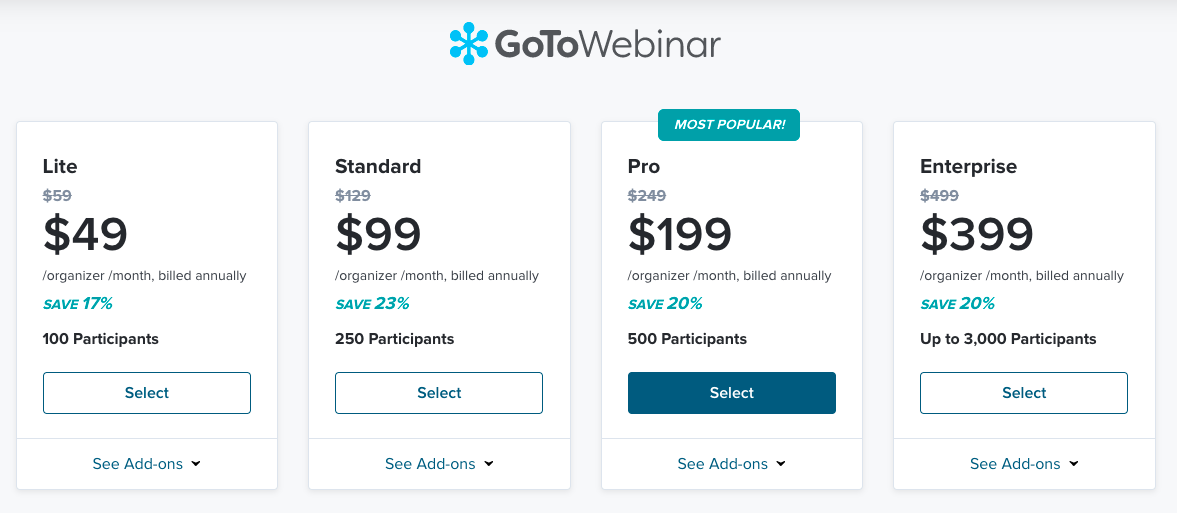 Zoom vs Webex vs GoToWebinar vs Webinarjam [2025 Guide]